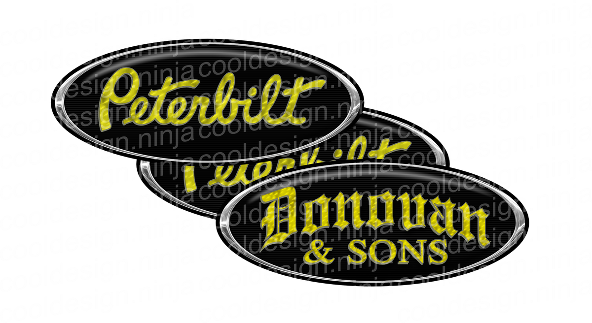 Donovan Peterbilt Emblem Skins – Cool Design Ninja