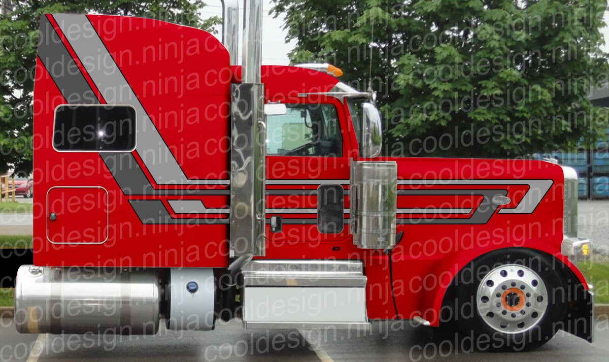 peterbilt coloring pictures