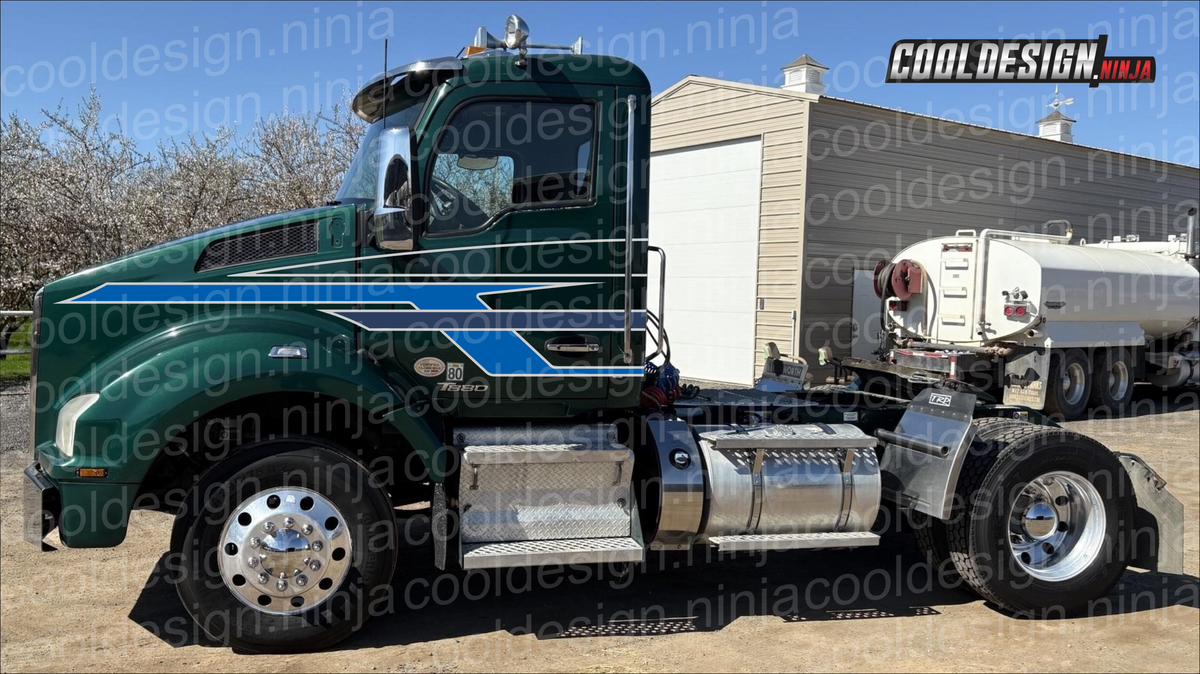 Kenworth Daycab Stripe Kits – Page 3 – Cool Design Ninja