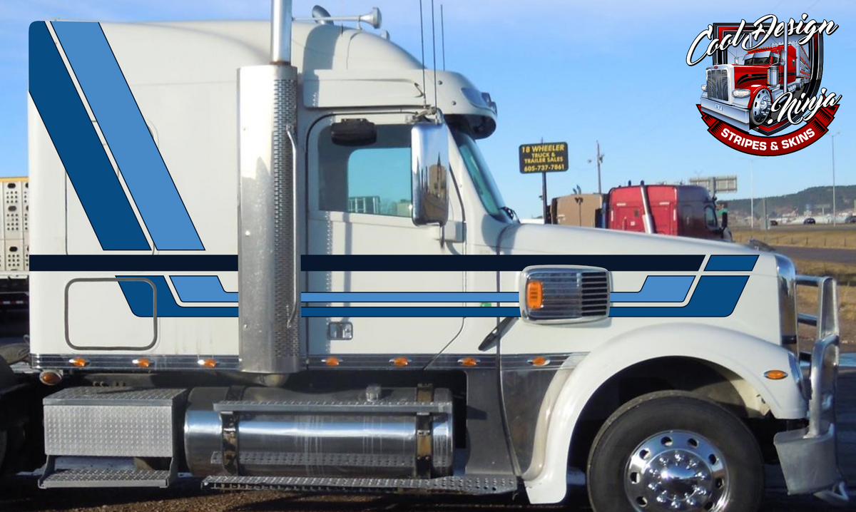 Freightliner Stripe Kits – Tagged "Blue" – Cool Design Ninja