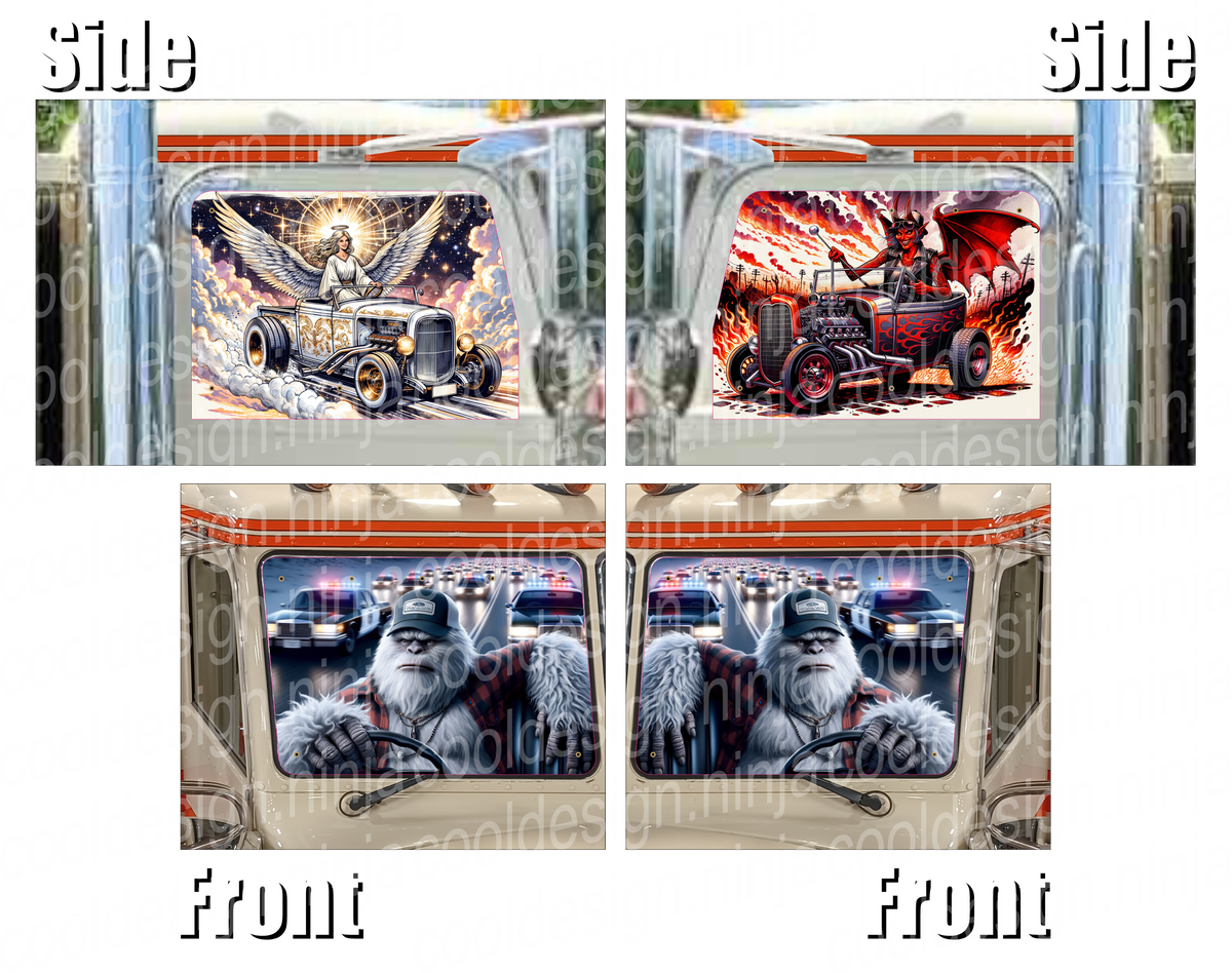 Peterbilt 389 Chicken Blinder Window Shades – Cool Design Ninja