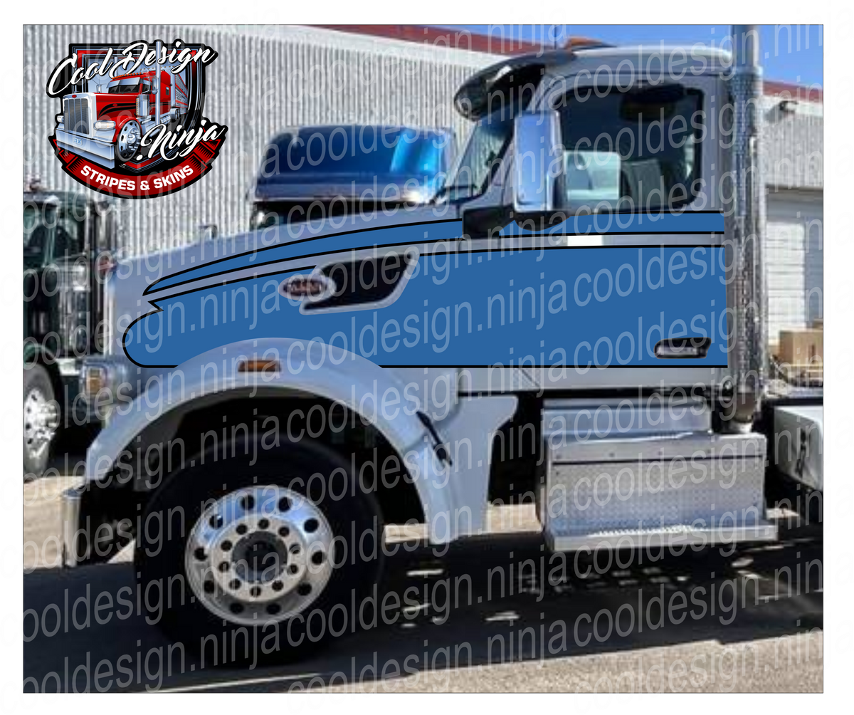 567 Peterbilt Slope Seminole Stripe Kit – Cool Design Ninja
