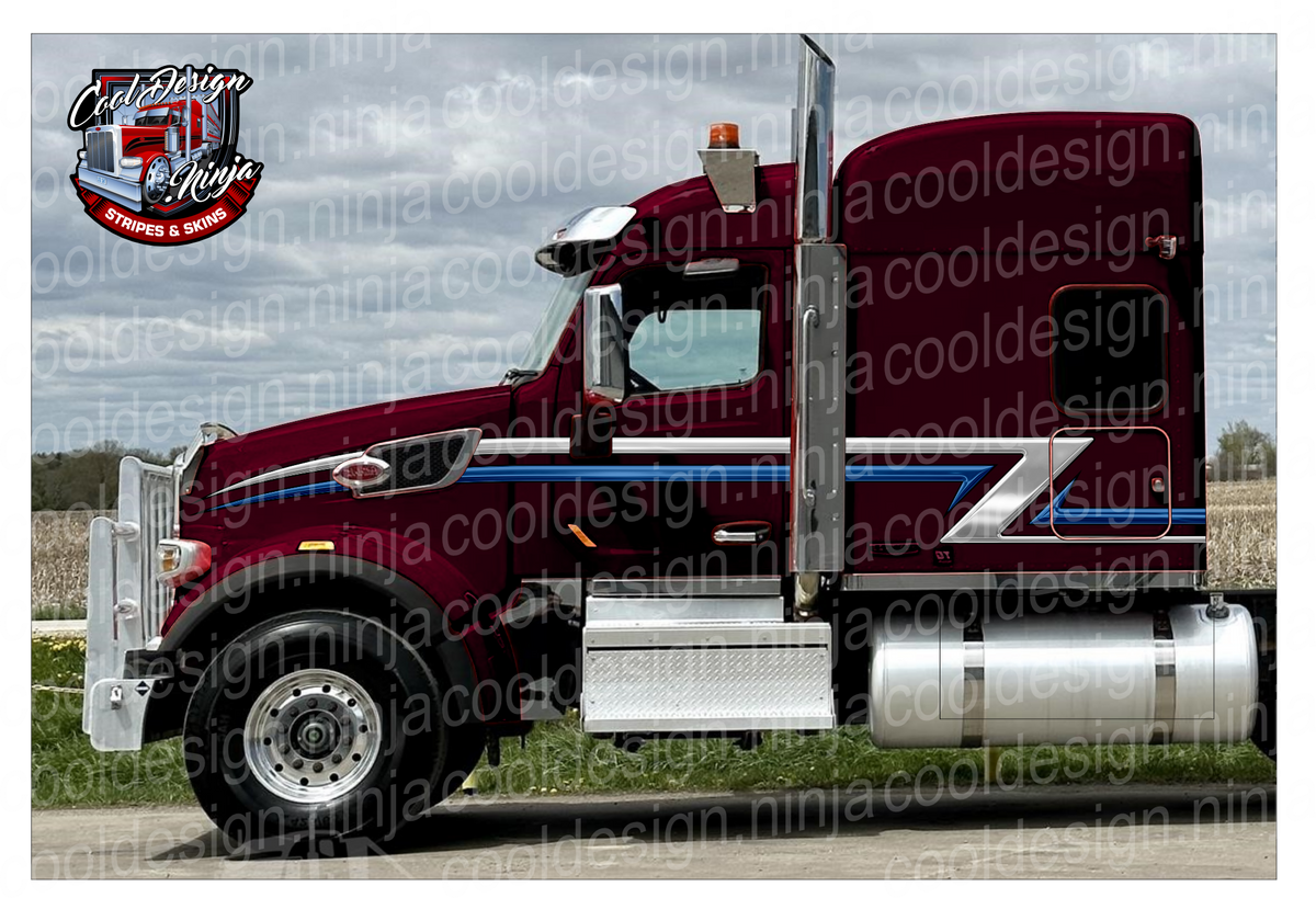 567 ZZZ Top Peterbilt Stripe Kit – Cool Design Ninja