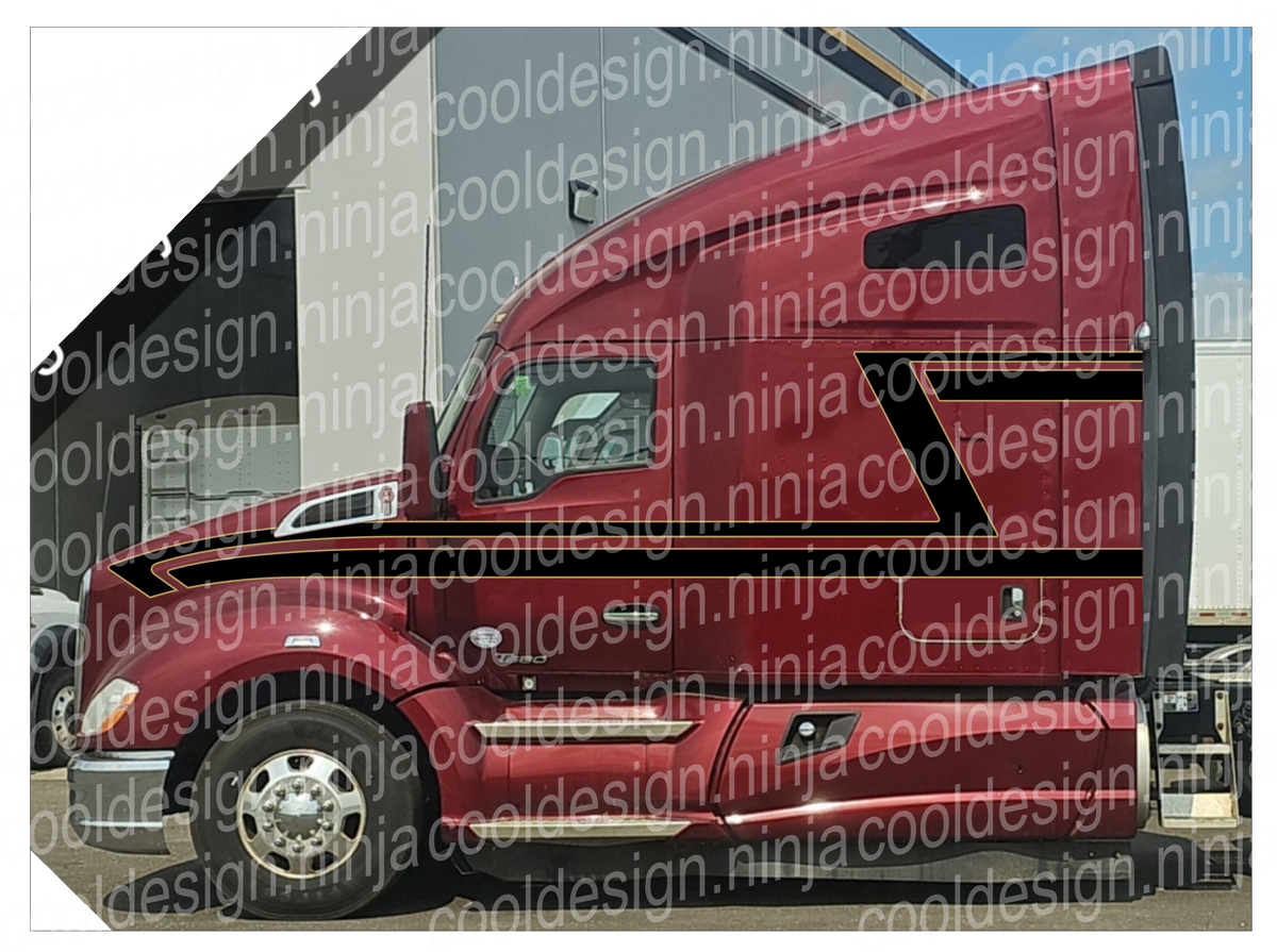 70s Overshadow KW T680 Stripe Kit – Cool Design Ninja
