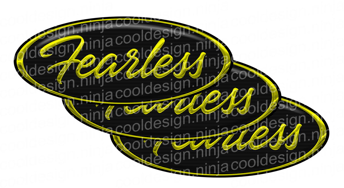 Yellow and Black Fearless Peterbilt Emblem Skins – Cool Design Ninja