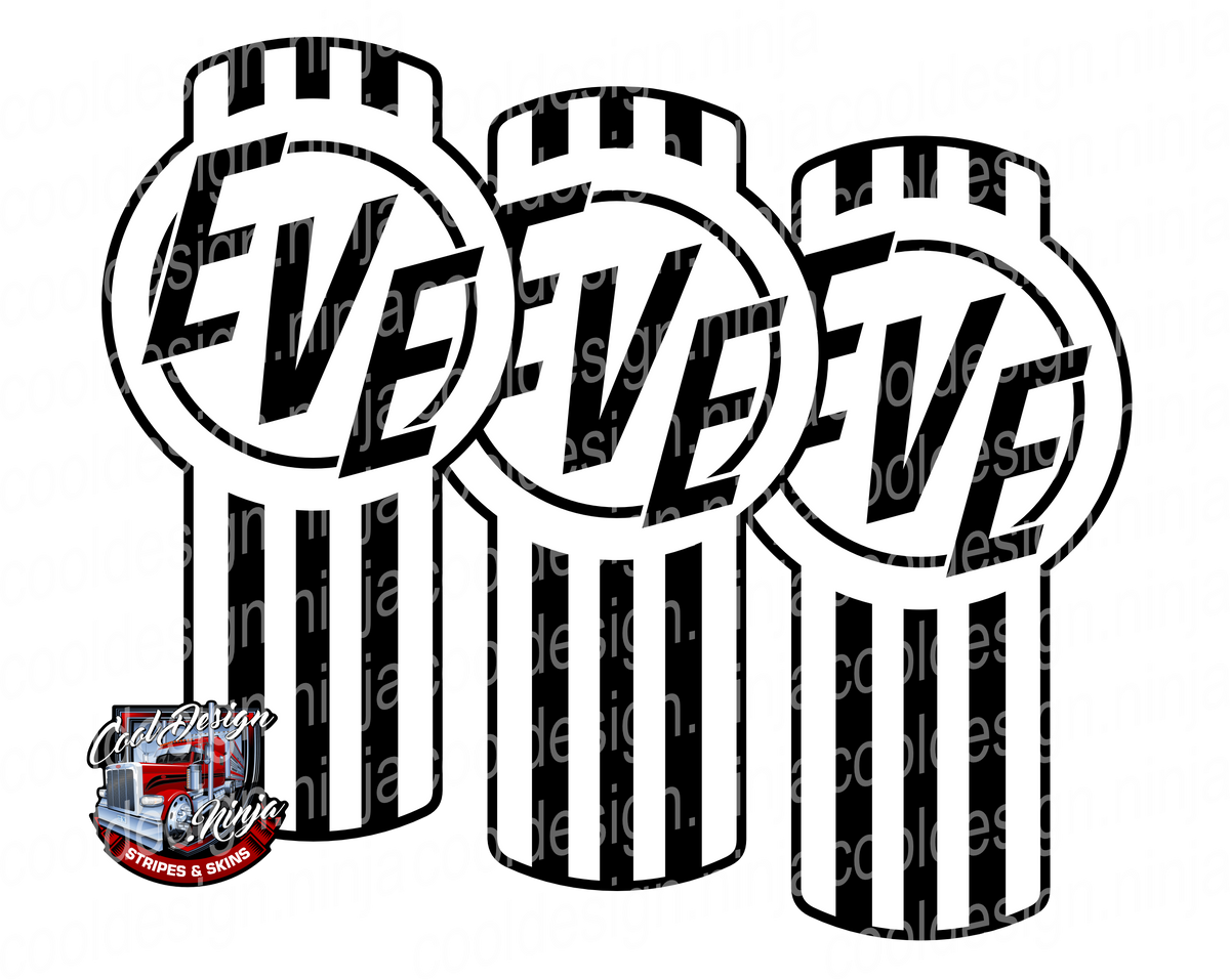 EVE Black and White Kenworth Emblem Skins – Cool Design Ninja