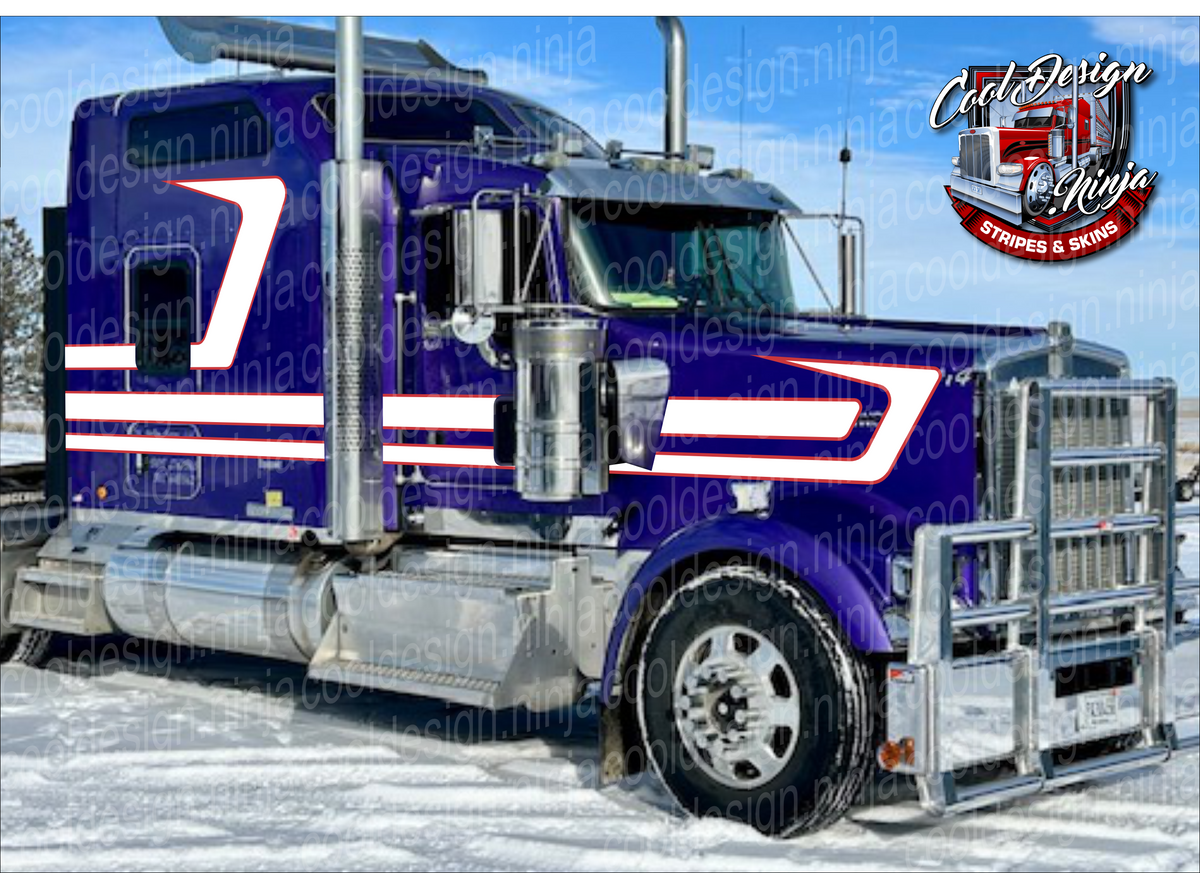 Flying Elbow Top Rope Kenworth Stripe Kit – Cool Design Ninja