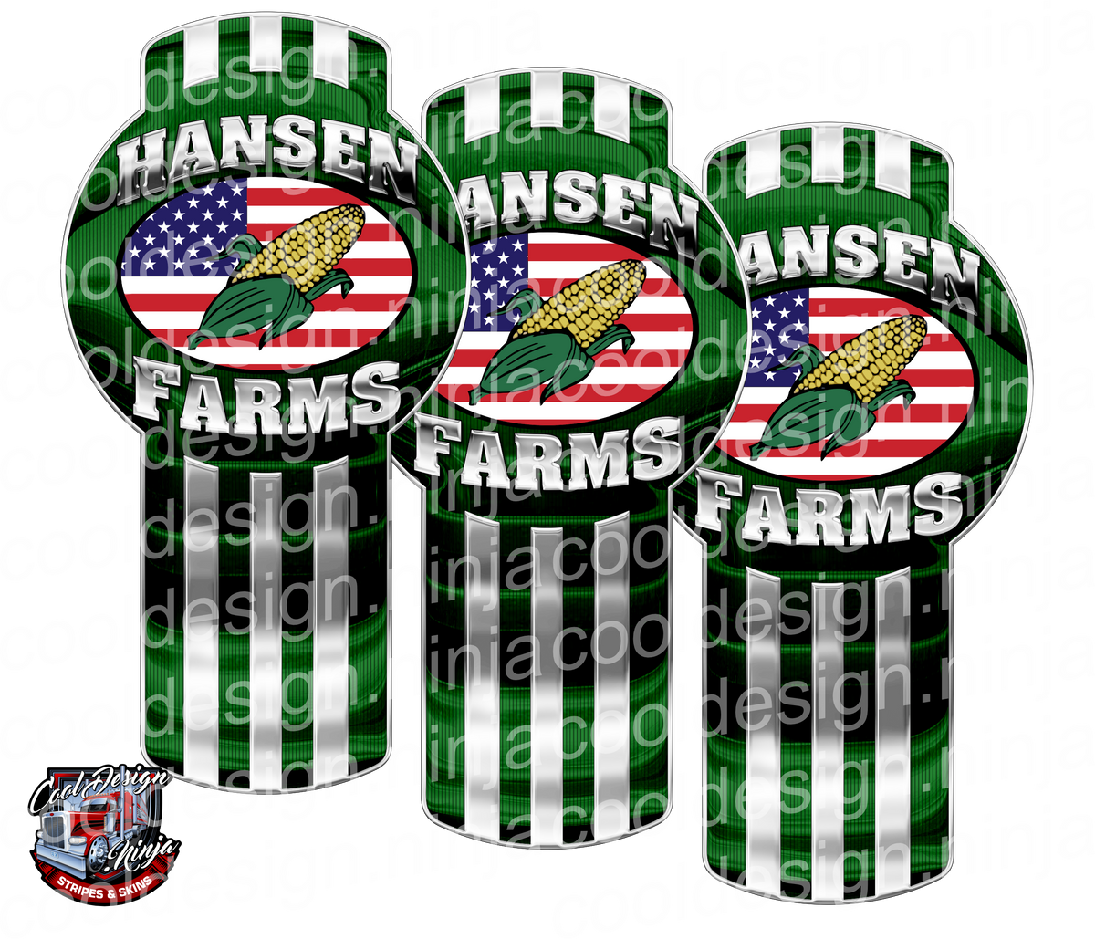 Hansen Farms Kenworth Emblem Skin – Cool Design Ninja