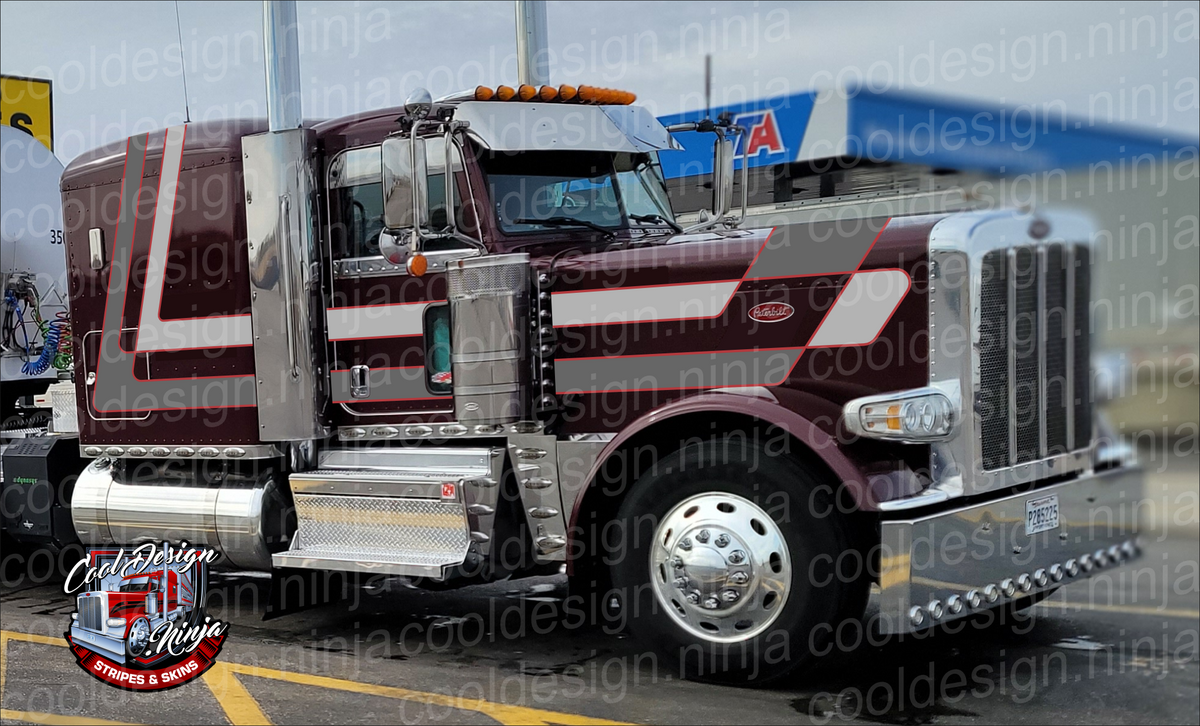 Western Chicago Skyhook Peterbilt Stripe Kit – Cool Design Ninja