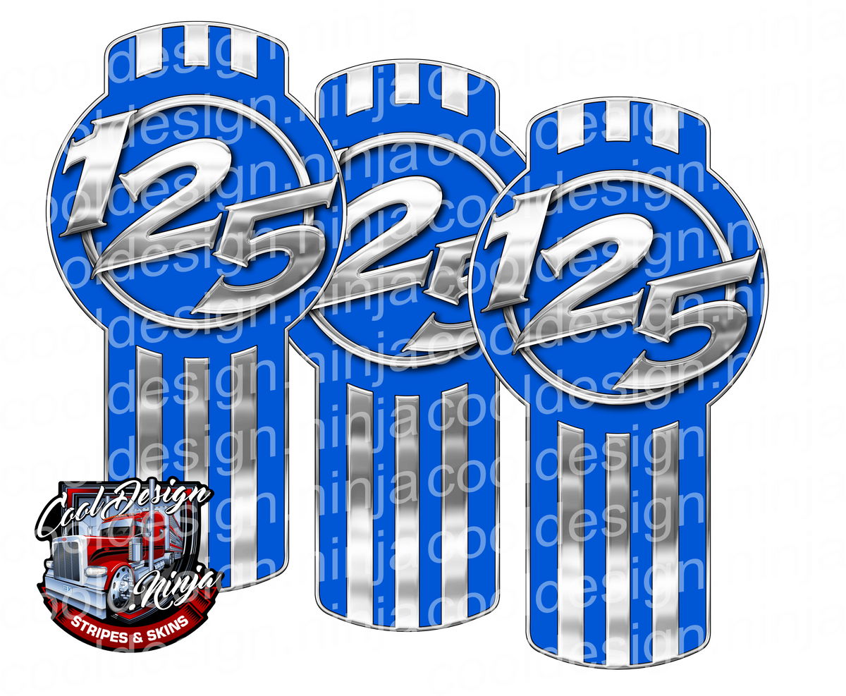 Unit 125 MM Kenworth Emblem Skins – Cool Design Ninja