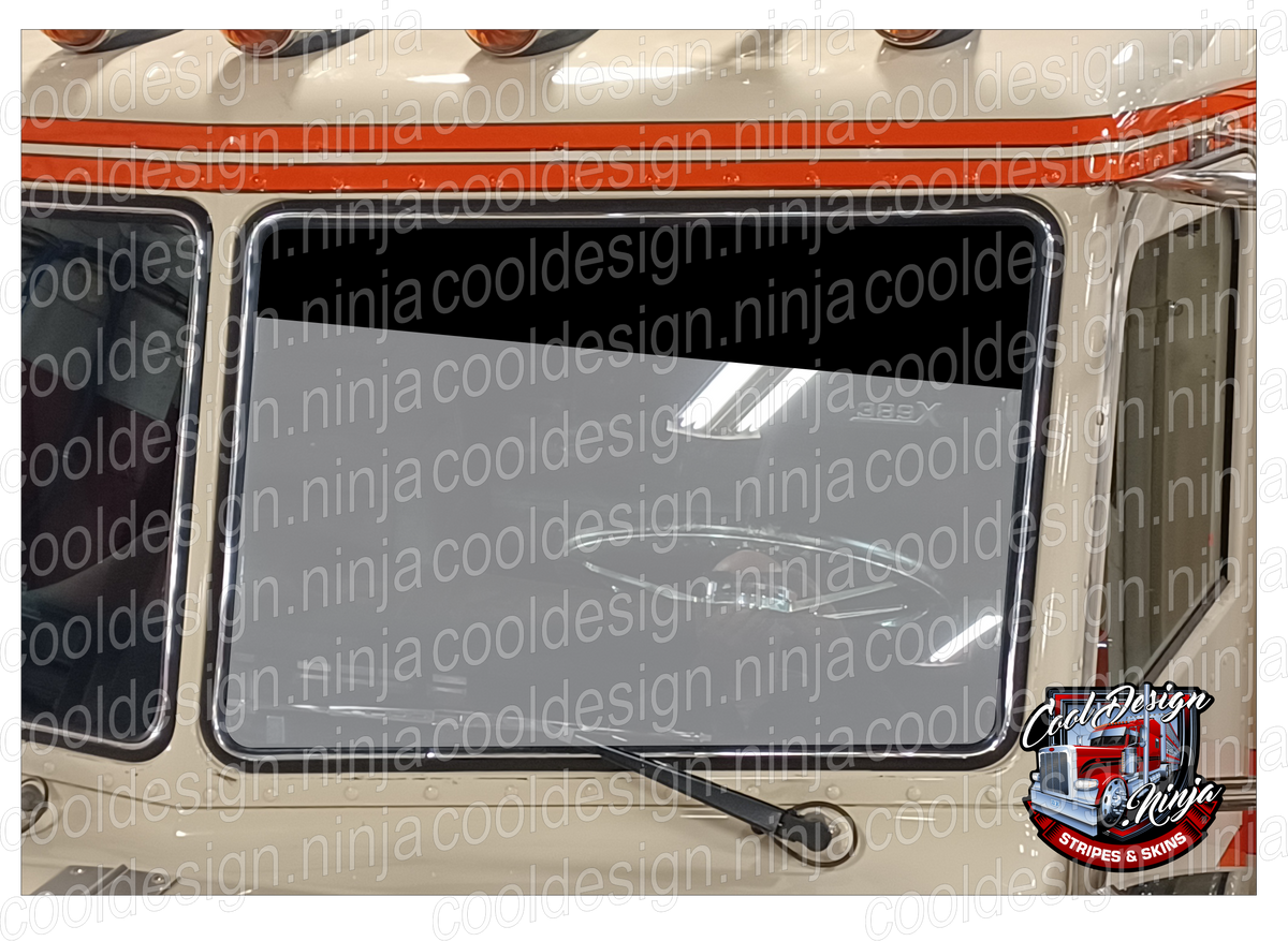 North South Slant Peterbilt 389 Window Shades – Cool Design Ninja