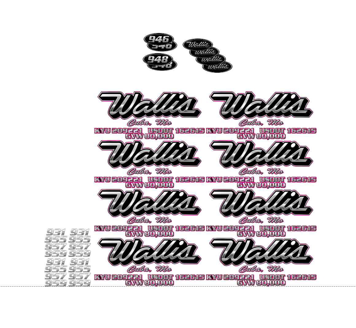 Wallis Lettering Kits 12 08 2023 – Cool Design Ninja