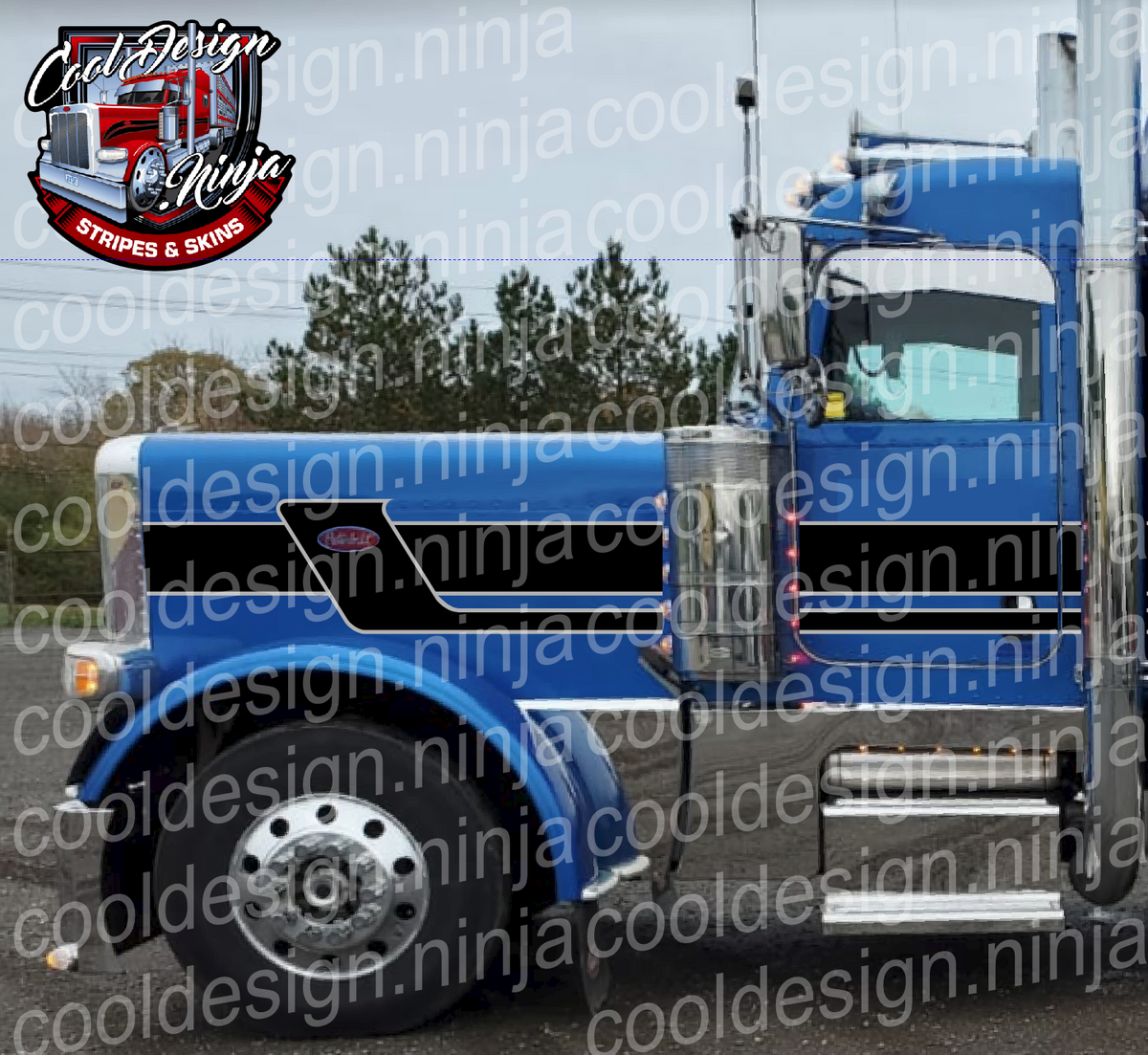 Crown Stream Peterbilt Stripe Kit – Cool Design Ninja