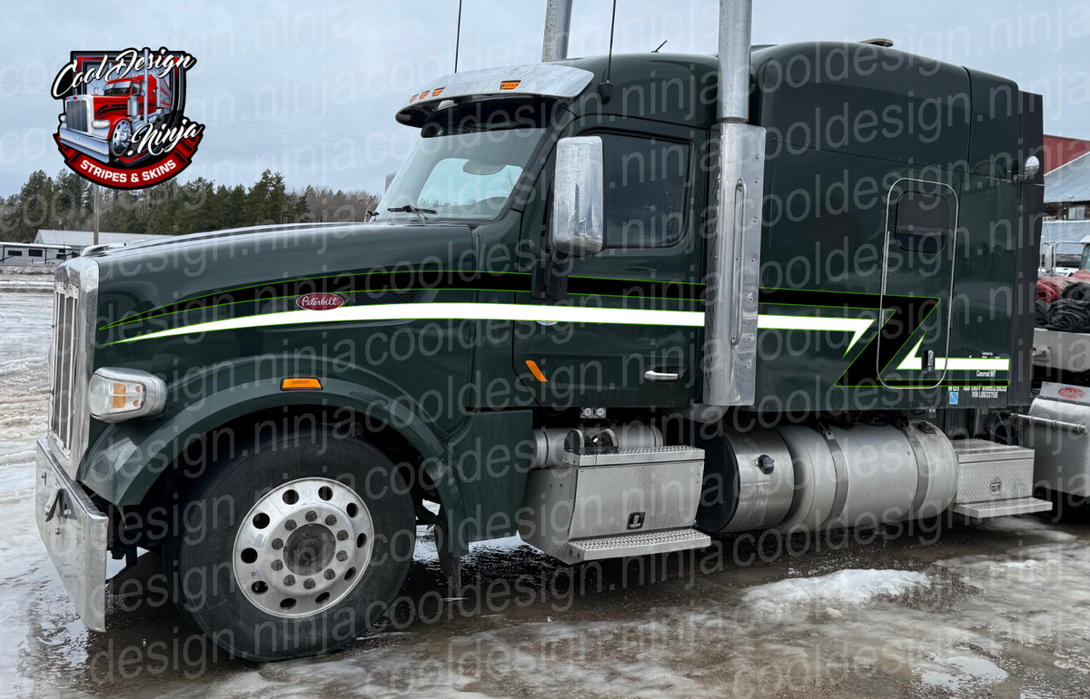 567 ZZZ Top or Bottom Peterbilt Stripe Kit – Cool Design Ninja