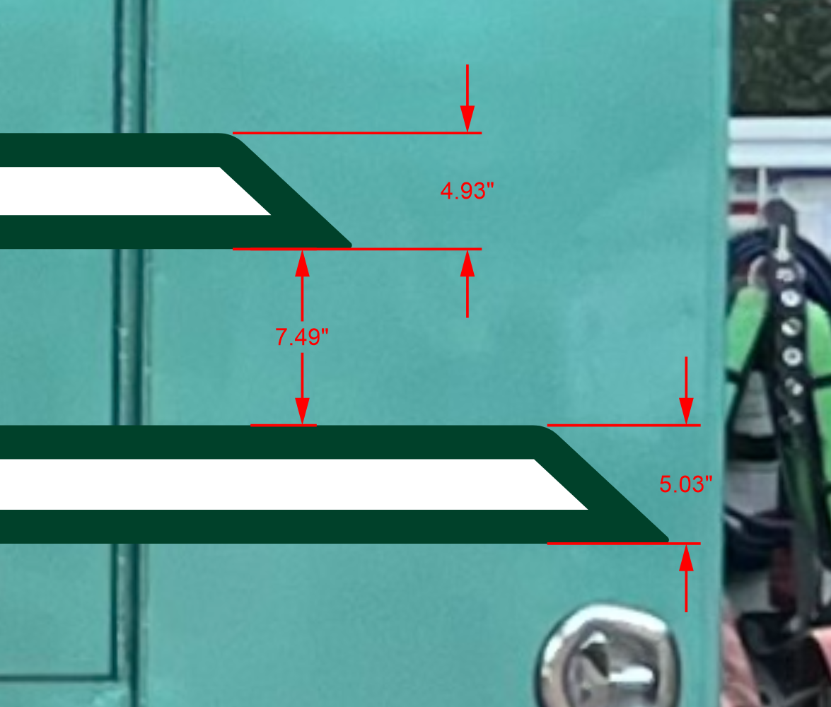 Slant Shot Peterbilt Service Truck Stripe Kit – Cool Design Ninja