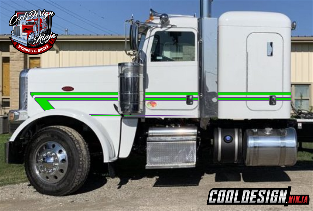 Short Hood 359 Underhook Peterbilt Stripe Kit – Cool Design Ninja