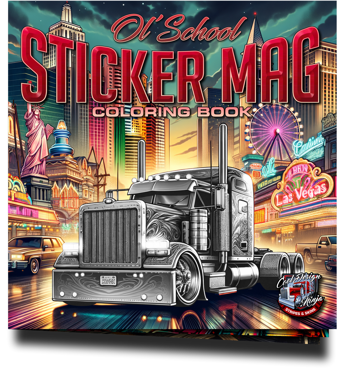 The Original Ol School Sticker Mag And Coloring Book – Cool Design Ninja