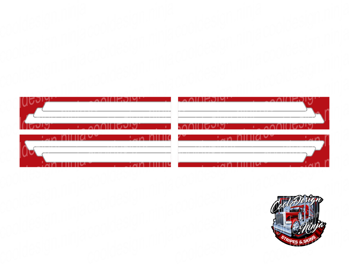 Warner Triple Bar Peterbilt Stripe Kit – Cool Design Ninja