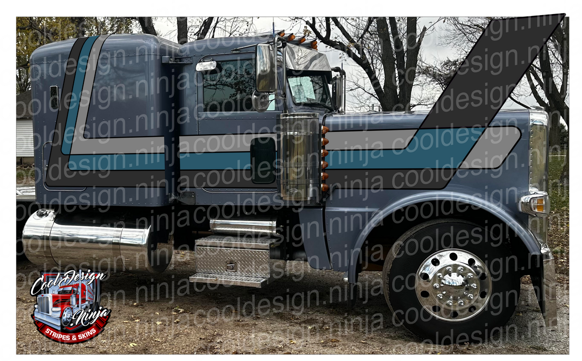 Western Chicago Rollover Peterbilt Stripe Kit – Cool Design Ninja
