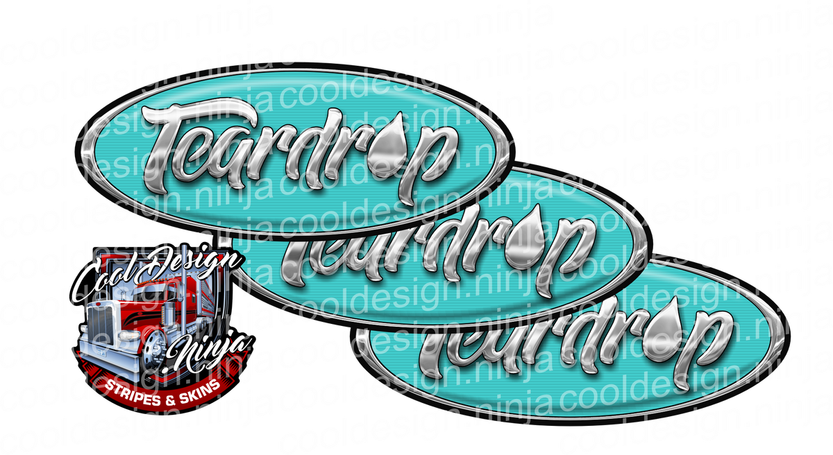 Teardrop Peterbilt Emblem Skins – Cool Design Ninja