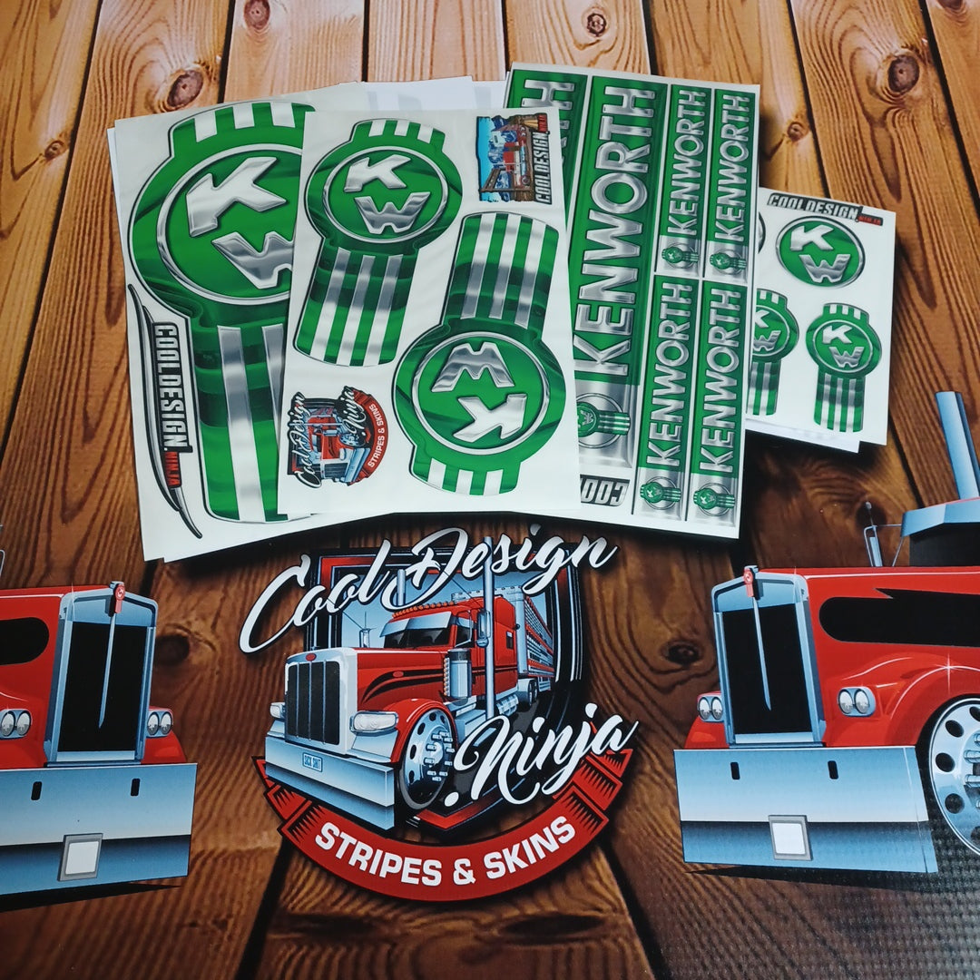 In-Stock Special - Pre-2020 T680 Energy Green Kenworth Emblem Skin Kit ...