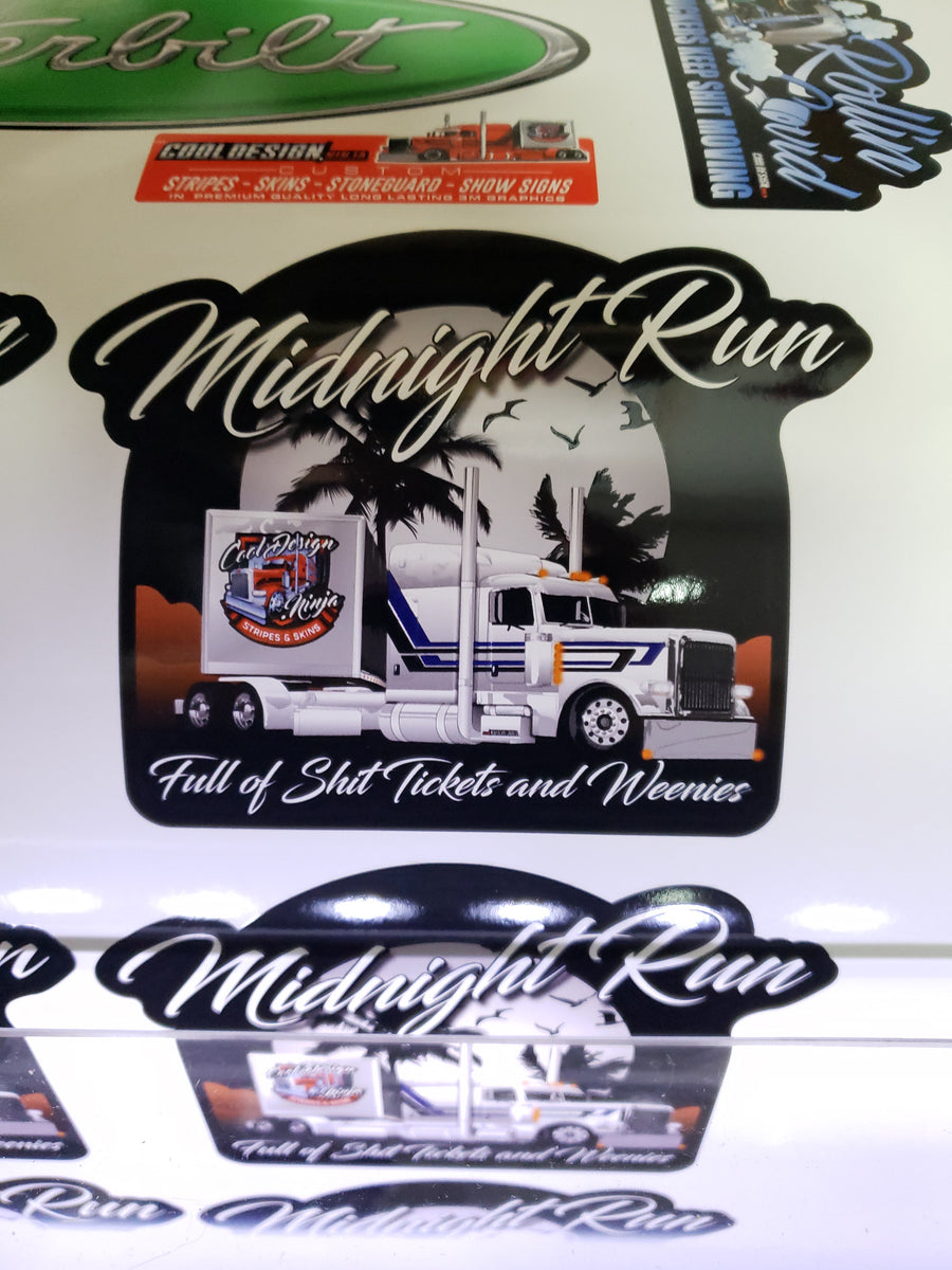 Midnight Run Decals – Cool Design Ninja
