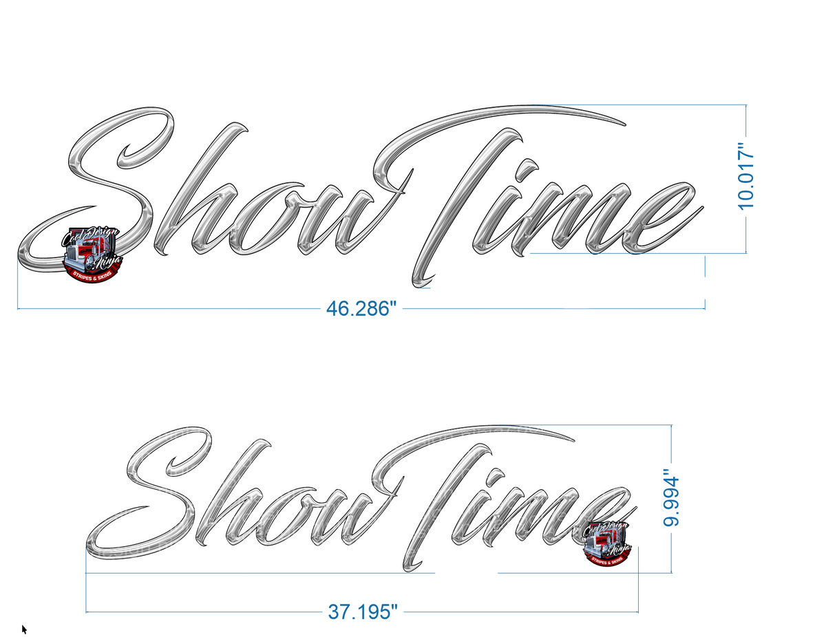 ShowTime Bunk Decal – Cool Design Ninja