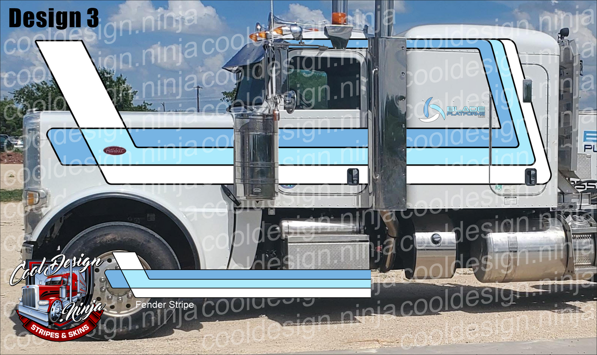 379/389 Chicago Peterbilt Stripe Kit – Cool Design Ninja