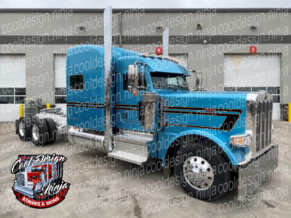Custom Blue Peterbilt 379