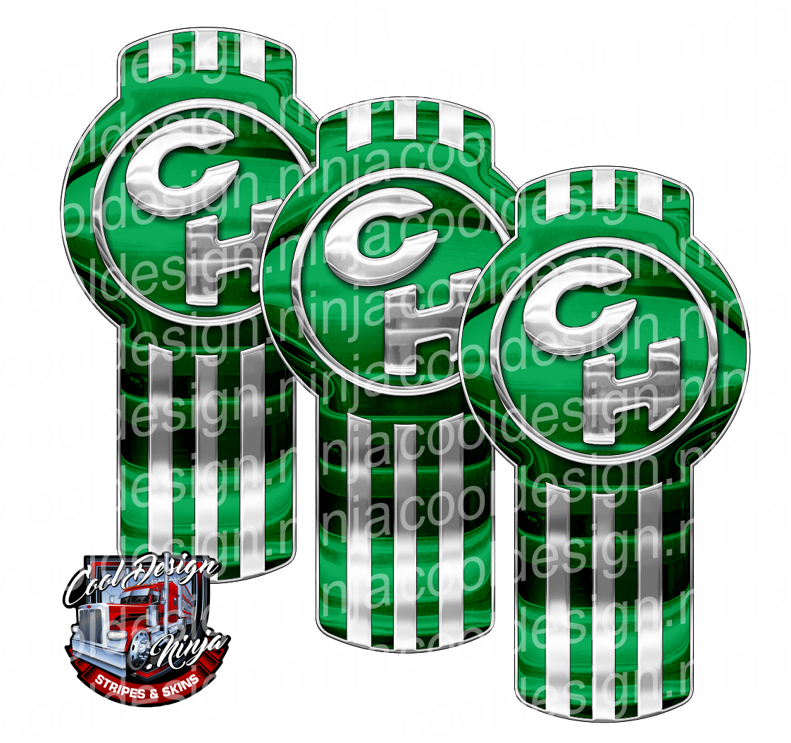 Custom Initial Kenworth Emblem Skin Kit – Cool Design Ninja