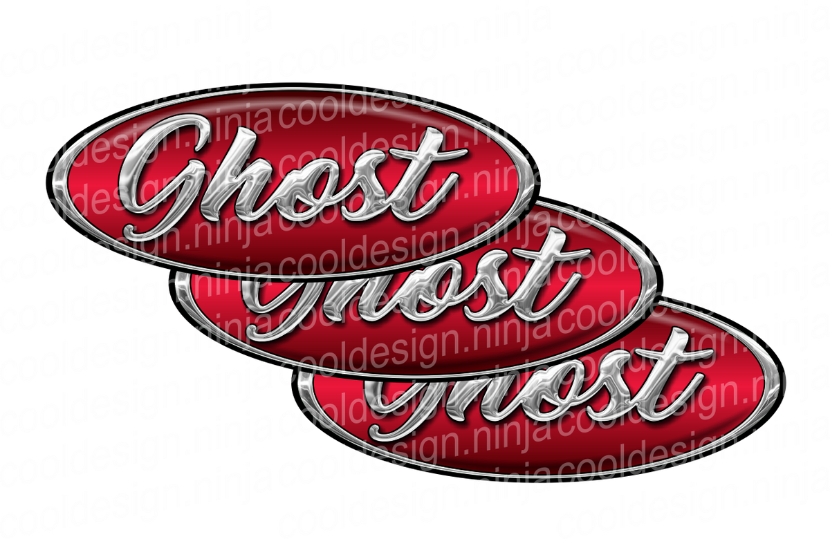 Ghost Peterbilt Emblem Skins – Cool Design Ninja