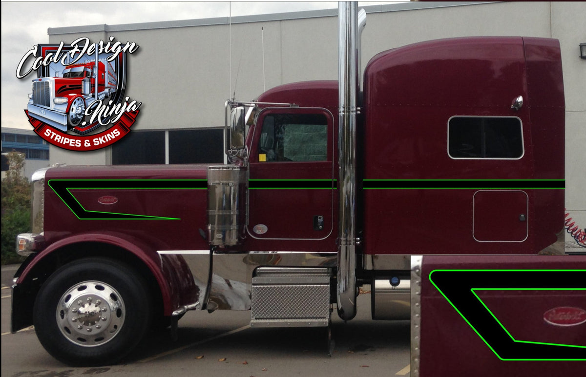 Leading Wedge Peterbilt 389 Stripe Kit – Cool Design Ninja