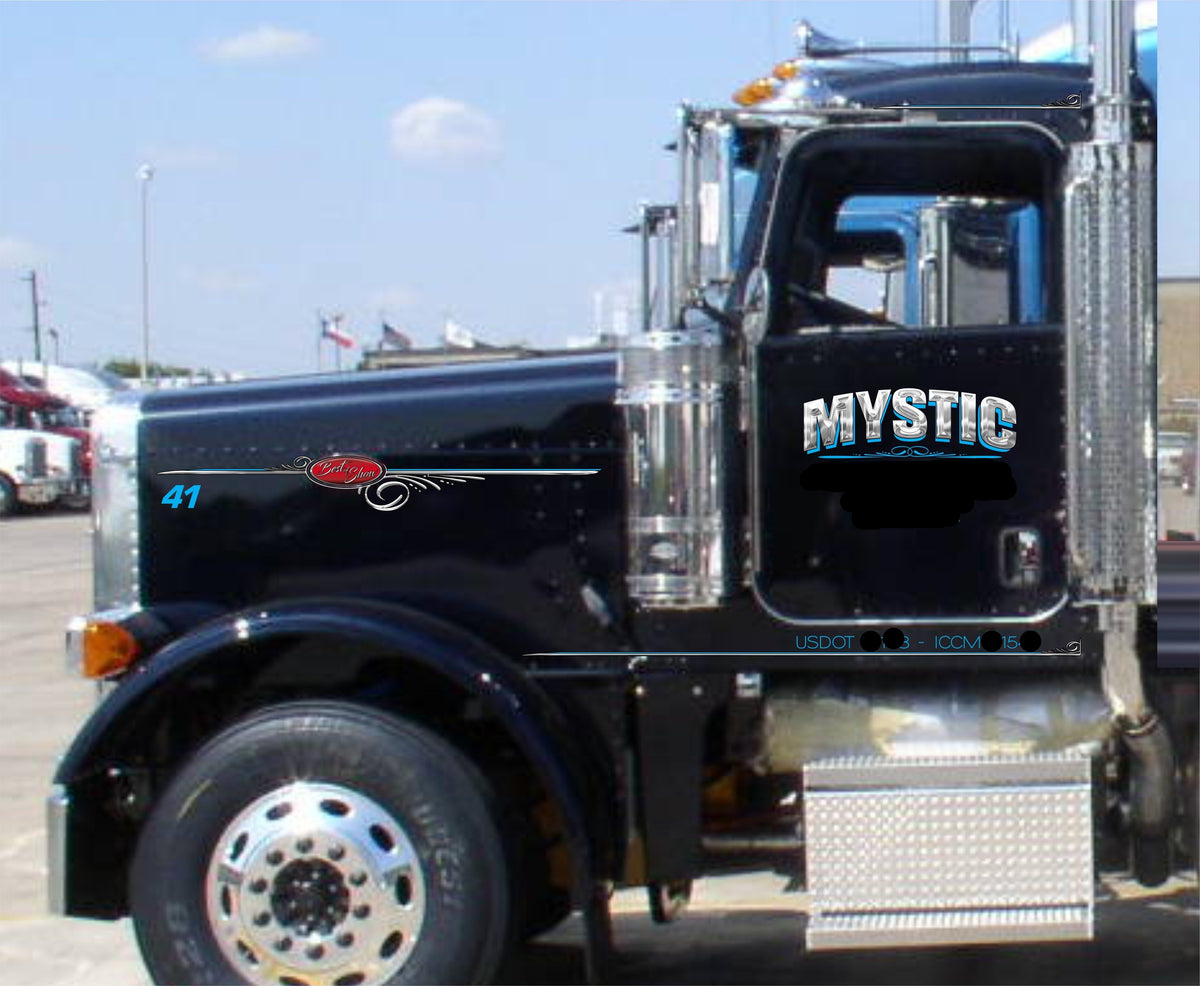 Semi Truck Pinstriping