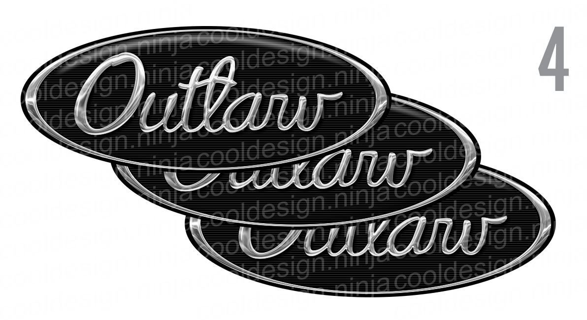 Outlaw Peterbilt Emblem Skins – Cool Design Ninja