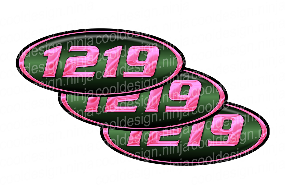 Pink and Green Peterbilt Emblem Skins – Cool Design Ninja