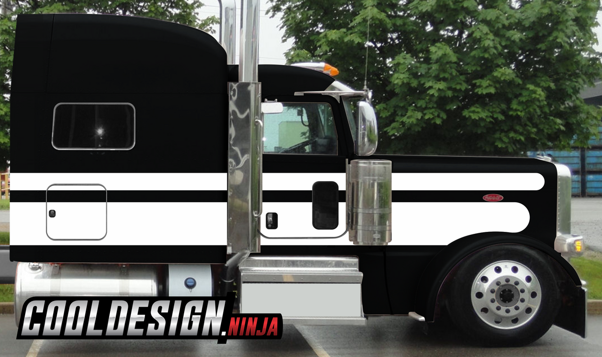 Roundinole Peterbilt 389 Truck Stripe – Cool Design Ninja