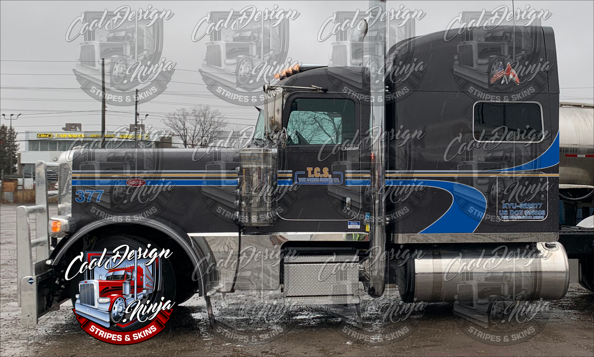 Side Road Peterbilt Stripe Kit – Cool Design Ninja