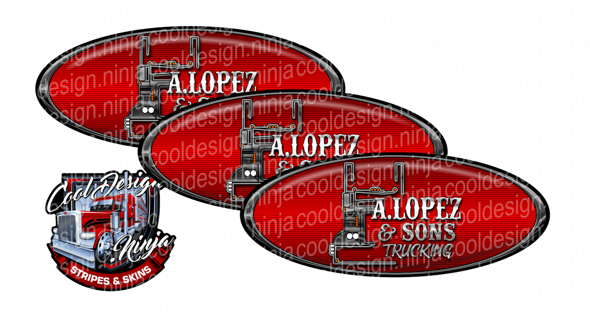 A Lopez Peterbilt Emblem Skins – Cool Design Ninja
