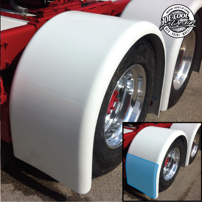 24" Fender Stone Guard - Fiberglass Rear Hoop Fender – Cool Design Ninja