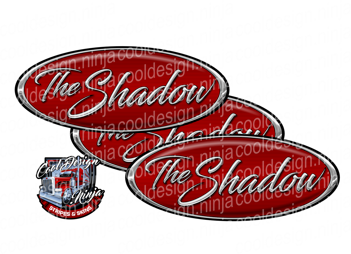 The Shadow Peterbilt Emblem Skins – Cool Design Ninja